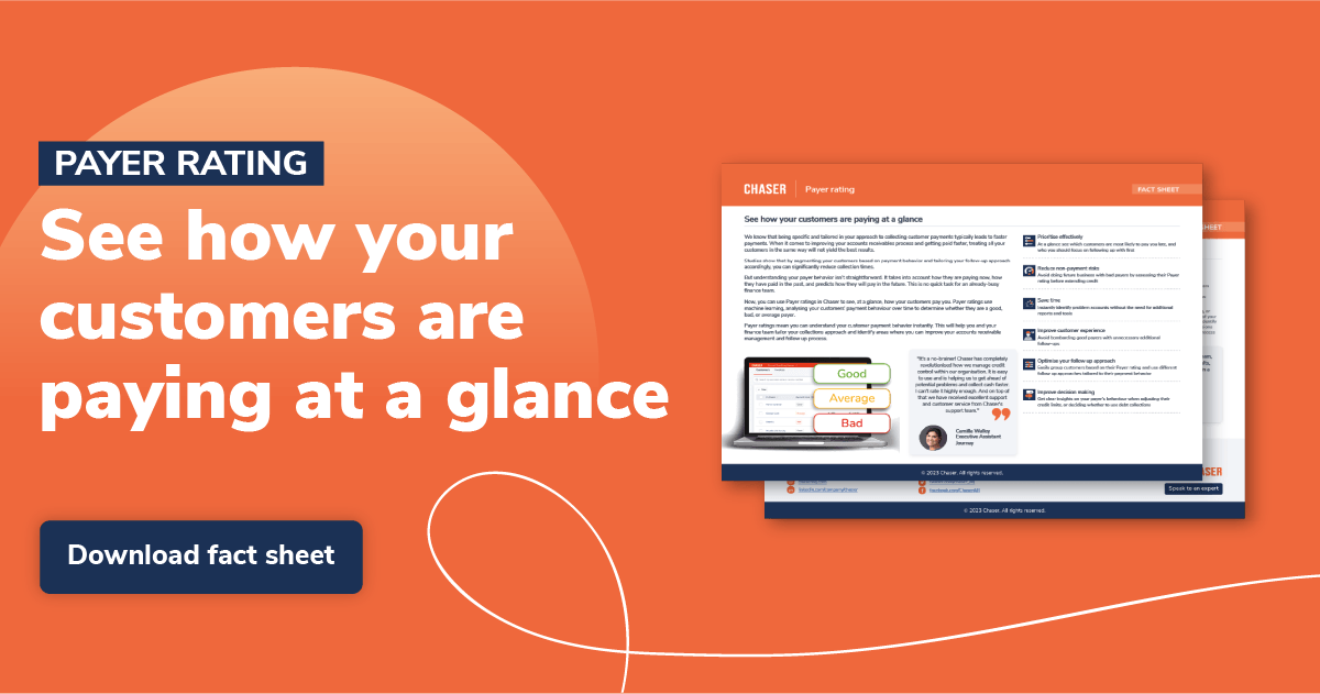 Payer rating fact sheet | Chaser